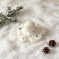 China Cross Border Three-dimensional Melting Snowman Aromatherapy Candle Mold DIY Christmas Fun And Funny Gypsum Mold for sale