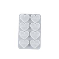 China DIY Crystal Dropping Resin English Love Pendant Keychain Valentine's Day Pendant Silicone Mold for sale