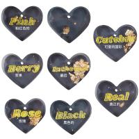 China DIY Crystal Dropping Resin English Love Pendant Keychain Valentine's Day Pendant Silicone Mold for sale