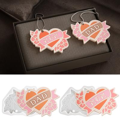 China Mother's Day MOM Listing Silicone Mold Father's Day DAD Parent Child Gift Gypsum Fragrance Stone Mold Dropping Glue DIY for sale