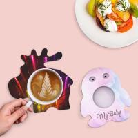 China DIY Crystal Dropper Mold Heart-shaped Star Candle Stand Coaster Multi-purpose Silicone Mold Wholesale for sale