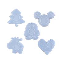 China DIY Crystal Dropper Mold Heart-shaped Star Candle Stand Coaster Multi-purpose Silicone Mold Wholesale for sale