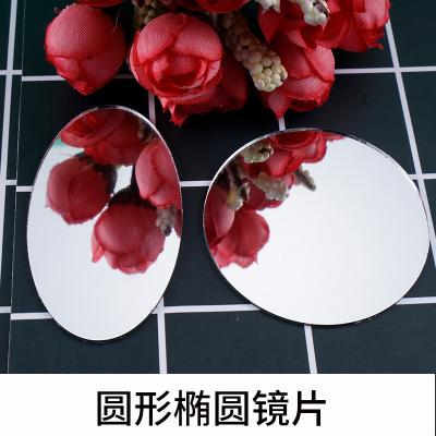 China DIY Crystal Dropper Mirror Silicone Mold Lens Circular Elliptical Lens for sale