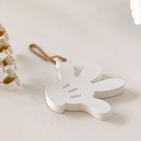 China DIY Aroma Gypsum Handprint Shell Unicorn Bear Head Hanging Tag Pendant Keychain Silicone Mold for sale