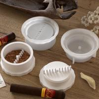China Minimalist Incense Burner Mold, Gypsum And Cement, Silicone DIY Grass And Leaf Grinder Mold for sale