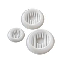 China Crystal Dropper Resin Gypsum Flowerpot Drain Tray Candle Base DIY Circular Drain Cup Pad Silicone Mold for sale