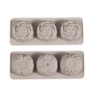 China DIY Crystal Dropper Mold, Three Connected Flower Handmade Soap Making, Silicone Mold, Spot Wholesale for sale