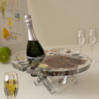 China DIY Crystal Drip Coffee Table, River Table, Red Wine Bottle Holder, Desktop Decoration Ornament, Silicone Mold for sale