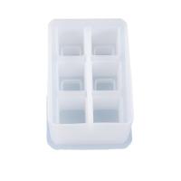China DIY Crystal Dropping Gel Mold Lipstick Storage Box Color Essence Storage Platform Decorative Mirror Silicone Mold for sale