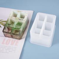 China DIY Crystal Dropping Gel Mold Lipstick Storage Box Color Essence Storage Platform Decorative Mirror Silicone Mold for sale