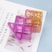China DIY Crystal Dropping Gel Mold Lipstick Storage Box Square Seven Grid Decorative Storage Silicone Mold for sale
