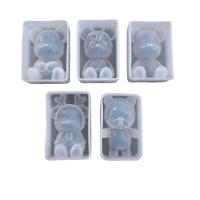 China DIY Crystal Dropping Gel Mirror Bear Superman Elk Sleep Baby 3D Yellow Duck Unicorn Silicone Mold for sale