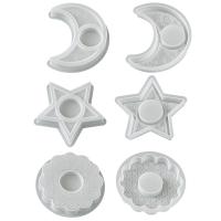 China Flower, Moon, Star, Candle Stand Silicone Mold DIY Gypsum Aroma Tray Candle Base Mold for sale