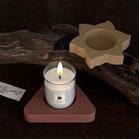 China DIY Aromatherapy Gypsum Cement Resin Mirror Windmill Hexagonal Triangle Candlestick Ornament Silicone Mold for sale