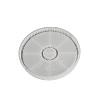 China HOME Round Striped Silicone Mold DIY Crystal Resin Candle Stand Storage Disc Gypsum Resin Ornaments for sale