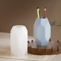 China Crystal Dropper Resin Gypsum Hexagonal Section Storage Box DIY Aromatherapy Candle Cup Silicone Mold for sale