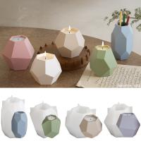 China Crystal Dropper Resin Gypsum Hexagonal Section Storage Box DIY Aromatherapy Candle Cup Silicone Mold for sale