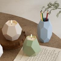 China Crystal Dropper Resin Gypsum Hexagonal Section Storage Box DIY Aromatherapy Candle Cup Silicone Mold for sale