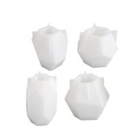 China Crystal Dropper Resin Gypsum Hexagonal Section Storage Box DIY Aromatherapy Candle Cup Silicone Mold for sale