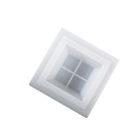China Mirror Sided Trapezoidal Storage Box DIY Crystal Dropper Resin Dish Silicone Mold for sale
