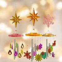 China Crystal Drip Glue DIY Resin Grinding Tools Christmas Series Wind Chime Pendant Combination Set Silicone Mold for sale