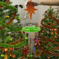China Crystal Drip Glue DIY Resin Grinding Tools Christmas Series Wind Chime Pendant Combination Set Silicone Mold for sale