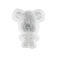 China Crystal Drop Gel Violent Bear Mold Diamond Face Semi Three Dimensional Violent Bear Cartoon Keychain Silicone Grinding for sale