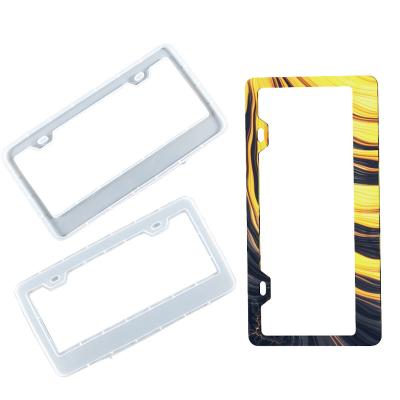 China DIY Crystal Dropping Glue Mold Creative License Plate Frame Frame Silicone Mold Manufacturer Wholesale In Stock for sale