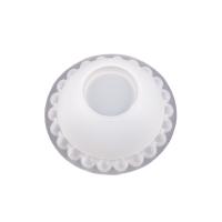 China DIY Crystal Resin Round Bead Disc Mold Lace Disc Pearl Edge Small Bowl Storage Box Silicone Mold for sale