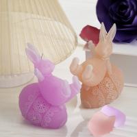China DIY Crystal Dropper Resin Gypsum Bouncing Ball Rabbit Silicone Mold Flower Ball Rabbit Aromatherapy Candle Grinding Tool for sale