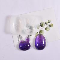 China DIY Glue Resin Cake Easter Egg Rabbit Head Silicone Mold Keychain Pendant Easter Pastry Grinding for sale
