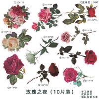 China DIY Crystal Dropper Mold Transparent Material Flower Plant Dropper Filling Sticker for sale