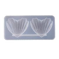 China DIY Crystal Dropper Mold, Ocean Series Shell Mold, Heart-shaped Shell Mirror Silicone Mold for sale