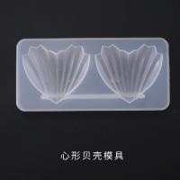 China DIY Crystal Dropper Mold, Ocean Series Shell Mold, Heart-shaped Shell Mirror Silicone Mold for sale