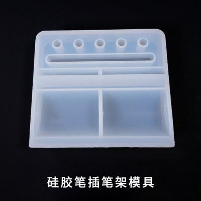 China Dropping Glue Mold, Pen Holder Mold, Multi Specification And Multifunctional Pen Holder Mold, Table Decoration Silicone Mold for sale