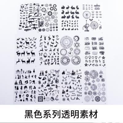 China DIY Crystal Dropping Glue Material Homemade Twelve Constellation Gun Magic Array Rabbit Black Series Transparent Wholesale for sale