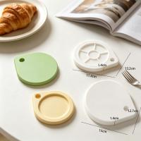 China Ins Style Suspended Droplet Shaped Coaster Silicone Mold DIY Aromatherapy Gypsum Coffee Pad Insulation Pad Mold for sale