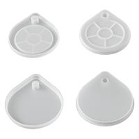China Ins Style Suspended Droplet Shaped Coaster Silicone Mold DIY Aromatherapy Gypsum Coffee Pad Insulation Pad Mold for sale