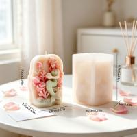 China 3D Ocean Coral Mermaid Candle Silicone Mold DIY Aromatherapy Gypsum Ornament Mold for sale