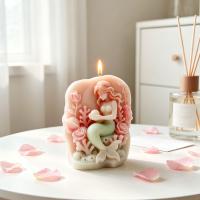 China 3D Ocean Coral Mermaid Candle Silicone Mold DIY Aromatherapy Gypsum Ornament Mold for sale