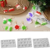 China DIY Crystal Dropper Resin Christmas Pendant Ornament Necklace Keychain Hanging Ornament Dropper Mold for sale