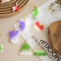 China DIY Crystal Dropper Resin Christmas Pendant Ornament Necklace Keychain Hanging Ornament Dropper Mold for sale