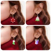 China DIY Crystal Dropper Resin Christmas Pendant Ornament Necklace Keychain Hanging Ornament Dropper Mold for sale