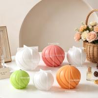 China Large, Medium, Small Spherical Spiral Candle Silicone Mold DIY Aromatherapy Candle Gypsum Ornament Dropper Mold for sale
