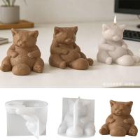 China Hug Belly Raccoon Silicone Mold, Gypsum Cement Aromatherapy Candle Ornament DIY Dropper Mold, Cross-border Exclusive for sale