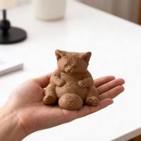 China Hug Belly Raccoon Silicone Mold, Gypsum Cement Aromatherapy Candle Ornament DIY Dropper Mold, Cross-border Exclusive for sale