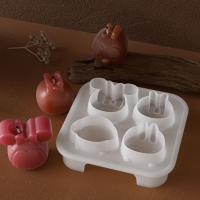 China Cartoon 3D Chicken Duckling Small Animal Aromatherapy Gypsum Candle Mold DIY Key Pendant Mold for sale