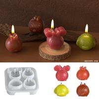 China Cartoon 3D Chicken Duckling Small Animal Aromatherapy Gypsum Candle Mold DIY Key Pendant Mold for sale