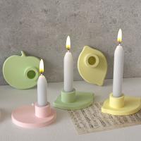 China Lemon, Apple, Fruit Aromatherapy Candle Base Silicone Mold DIY Cement Gypsum Candlestick Dropping Grinding Machine for sale