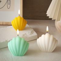 China DIY Crystal Dropping Glue 3D Stereoscopic Aromatherapy Gypsum Candle Size Shell Platform Silicone Mold Wholesale for sale